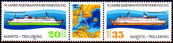 Maritime Topics on Stamps, Ferry, Ferries