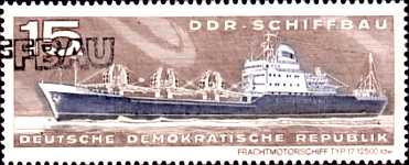 Maritime Topics On Stamps, end of general cargo freighter