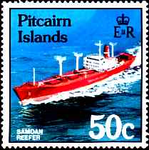 Maritime Topics On Stamps, end of general cargo freighter