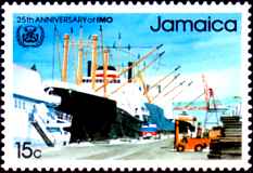 Maritime Topics On Stamps, end of general cargo freighter